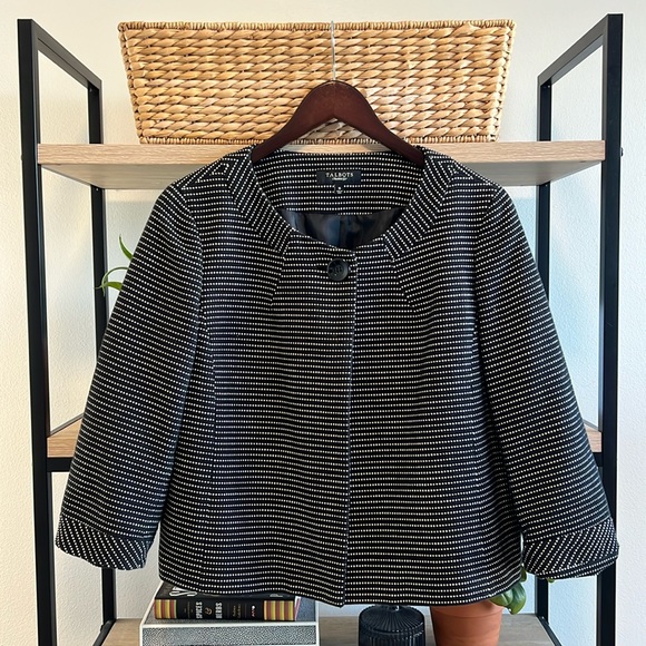 Talbots | Jackets & Coats | Talbots Lined Soft Cotton Woven Jaquard ...